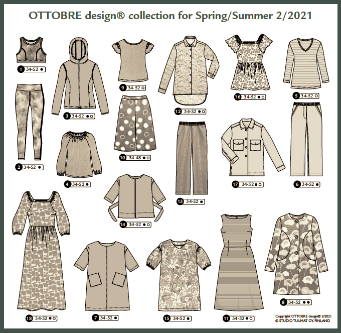 OTTOBRE design®, Woman Frühjahr/Sommer 2/2021 – Jerseymutti – Stoffe ...