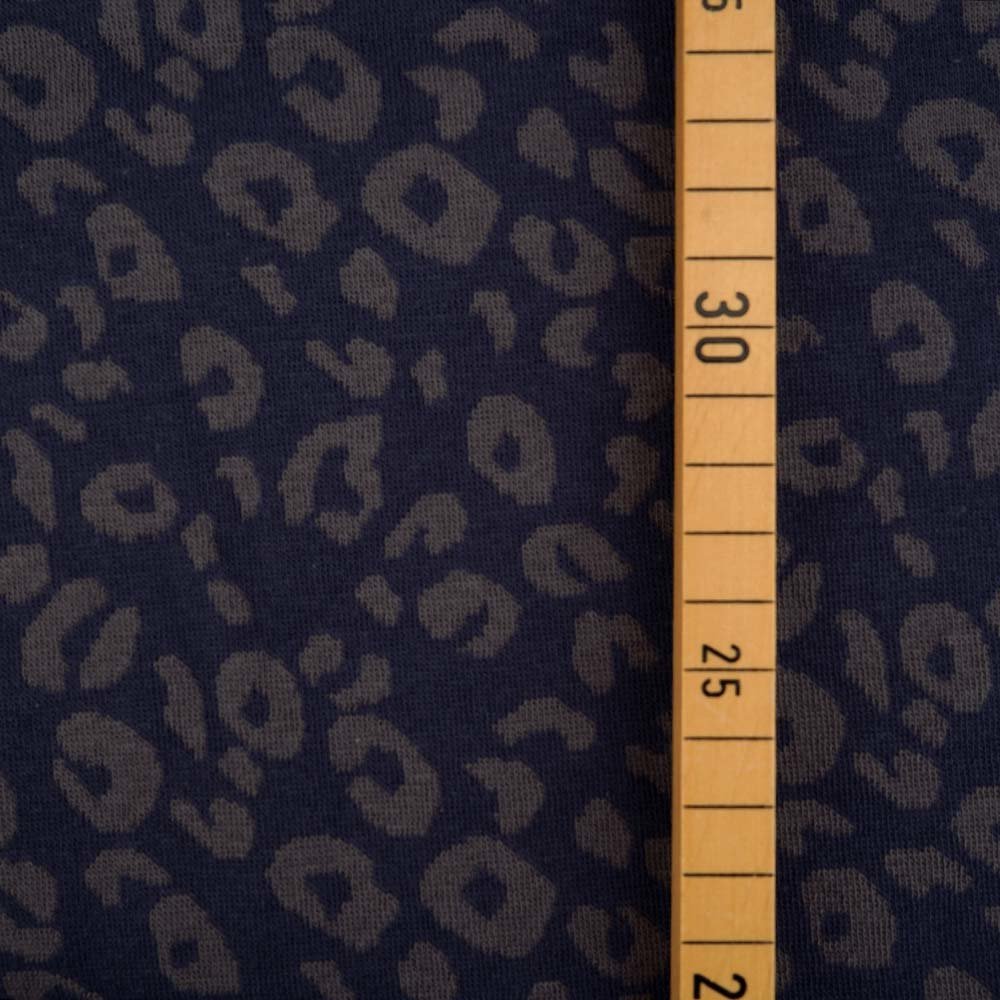 Bio-Jacquard “Leo” – #blau (Stoffonkel) – Jerseymutti – Stoffe und ...